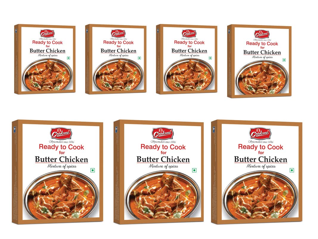 Cookme Butter Chicken Masala Powder 350g (7 Pkt of 50g each) : Amazon ...