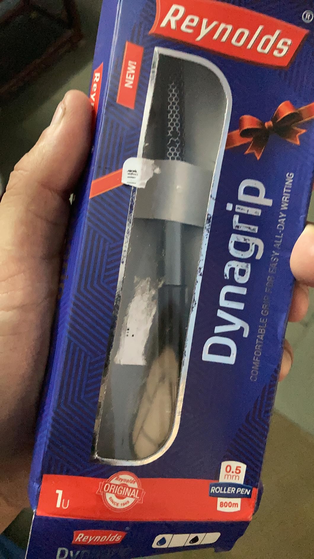 Reynolds DYNAGRIP 5 CT BOX - BLUE| Smooth Ball Pens | Long-lasting ball ...