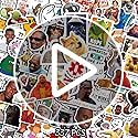 Amazon.com: 337Pcs Funny Meme Stickers Pack, Waterproof Funny Stickers ...