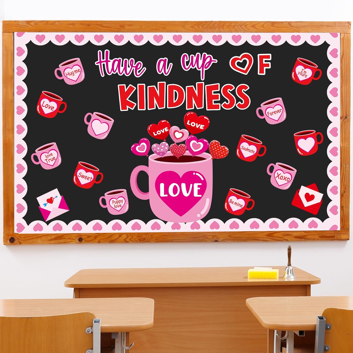 Amazon.com : Valentine's Day Kindness Bulletin Board Classroom ...