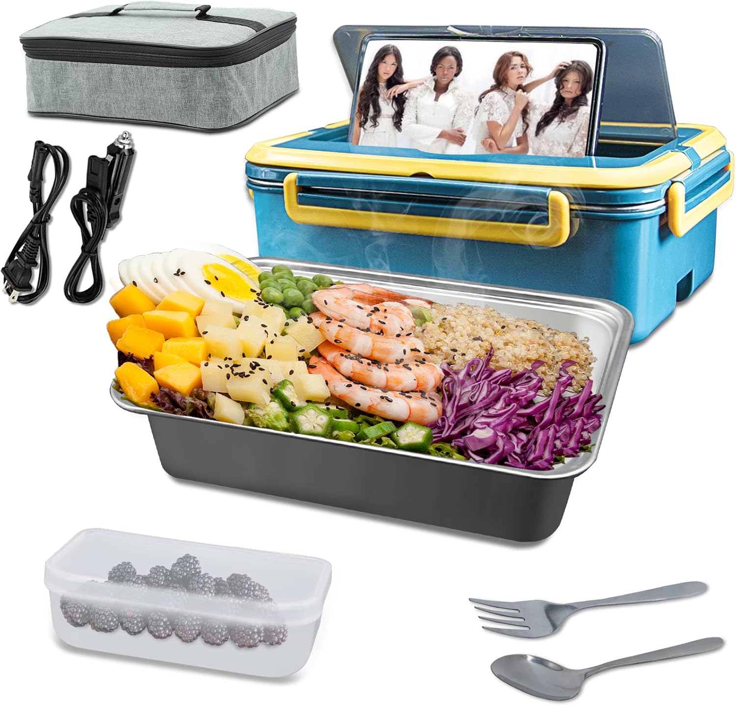 Electric-Lunch-Box 1.8L-Food-Heater, Portable 60W Nepal | Ubuy