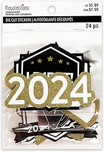 Amazon.com: Die-Cut I Did It Graduation Sticker Set by Recollections ...