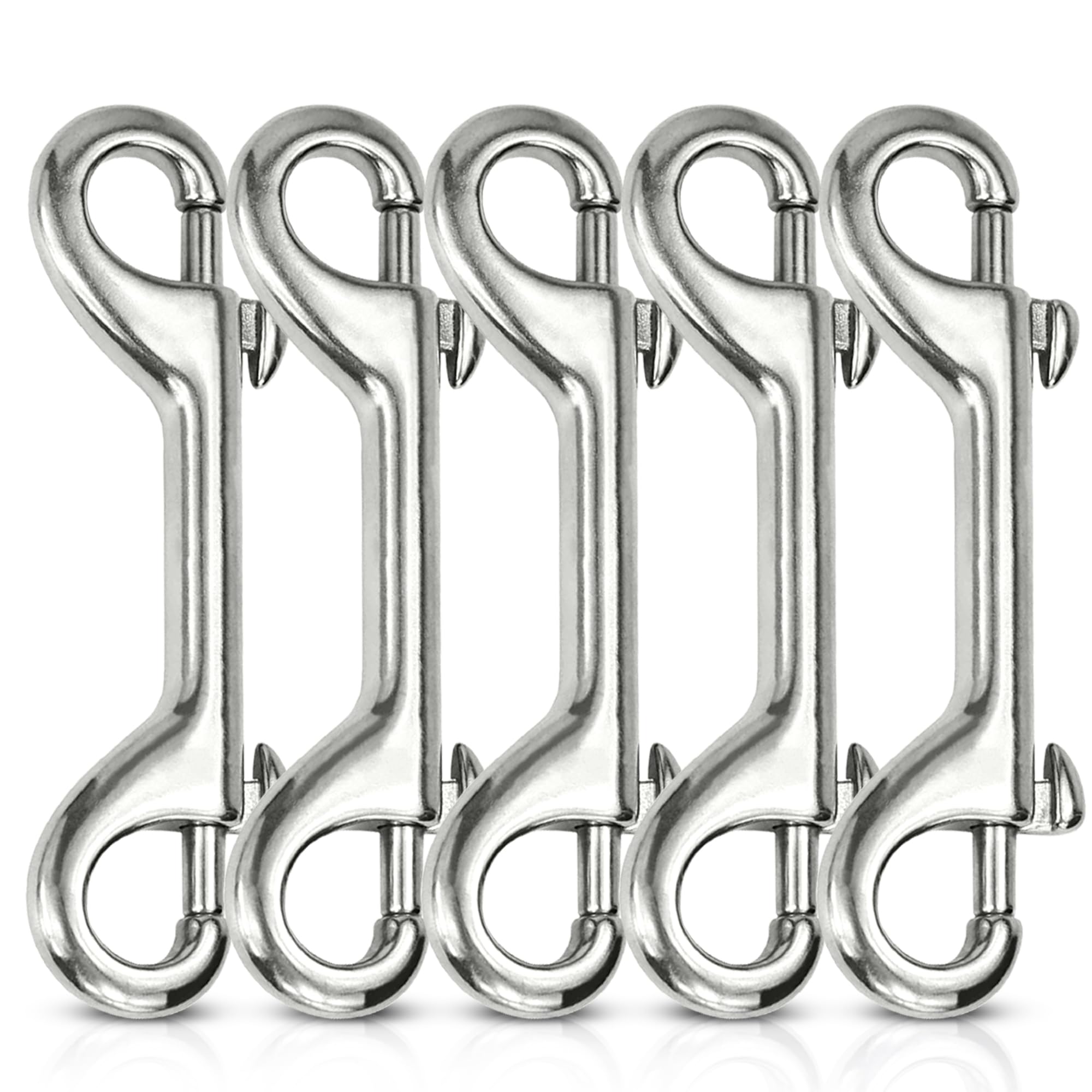 Amazon.com: Tera Heimlay Double Ended Bolt Snap 5 Pack — Stainless ...