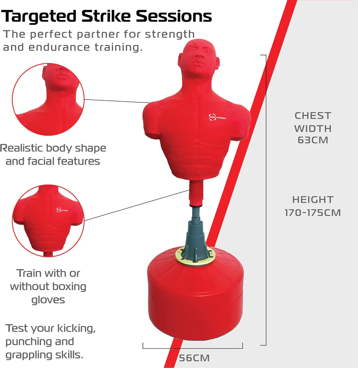 Body Revolution Freestanding Punching Bag – Body Opponent Bag (BOB ...