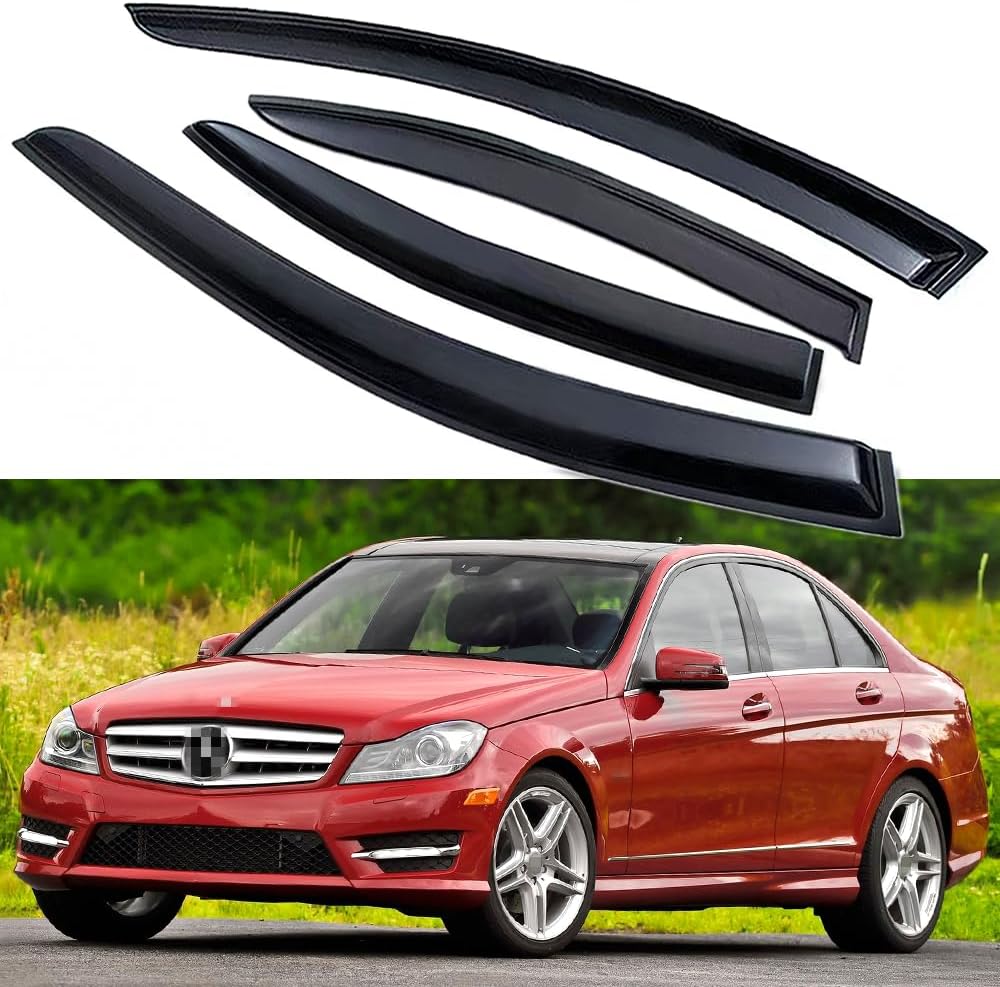 Amazon.com: SPEEDLONG Car Window Visor Vent Shade Deflector Sun Rain ...