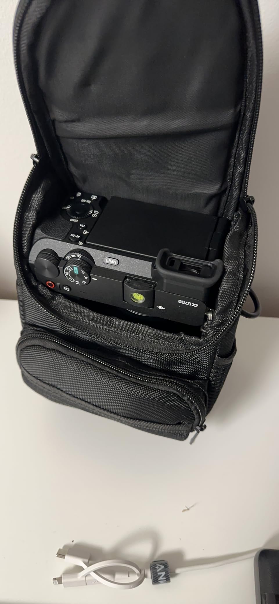 Camera Bag SLR/DSLR Gadget Bag Padding Shoulder Carrying Bag ...