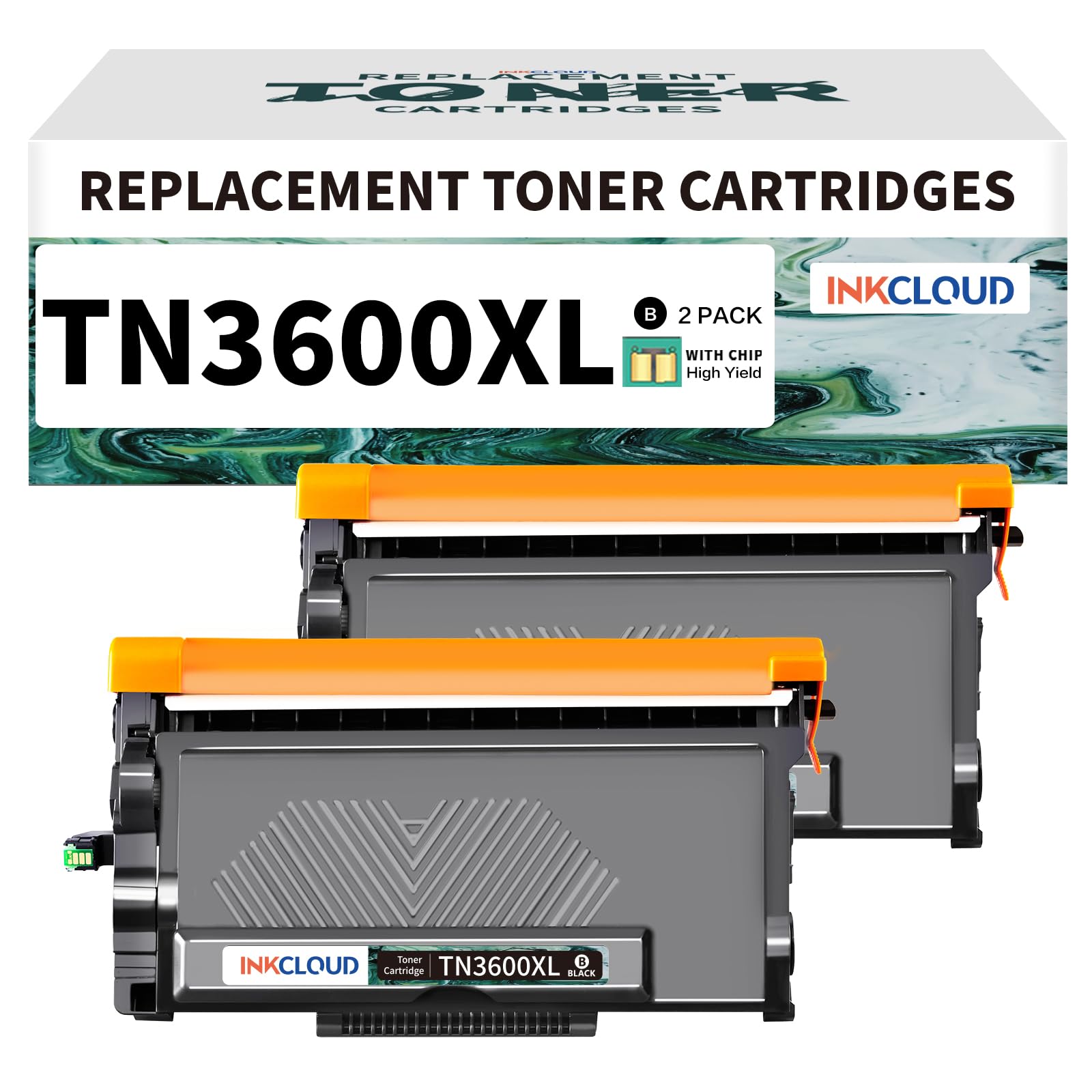 INKCLOUD TN3600XL Toner with Chip Replacement for Brother TN-3600 ...