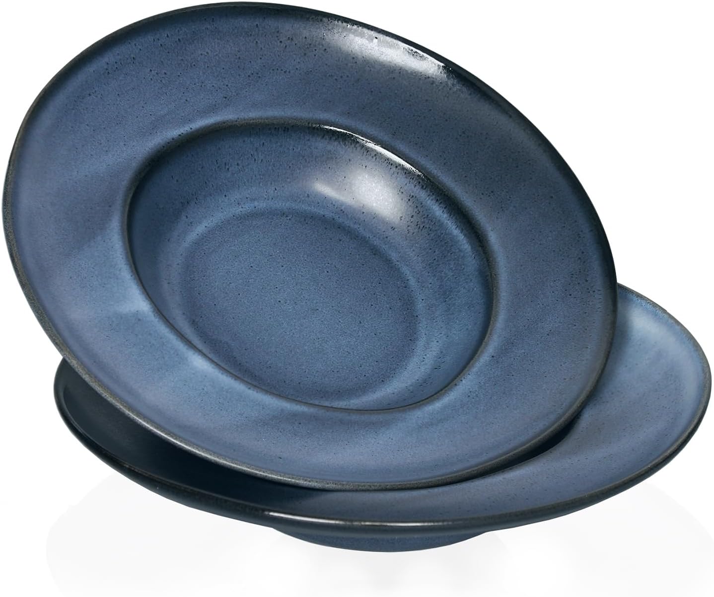 Genware Royal Pasta Dishes 25cm - Pack of 6 | White Plates, Porcelain ...