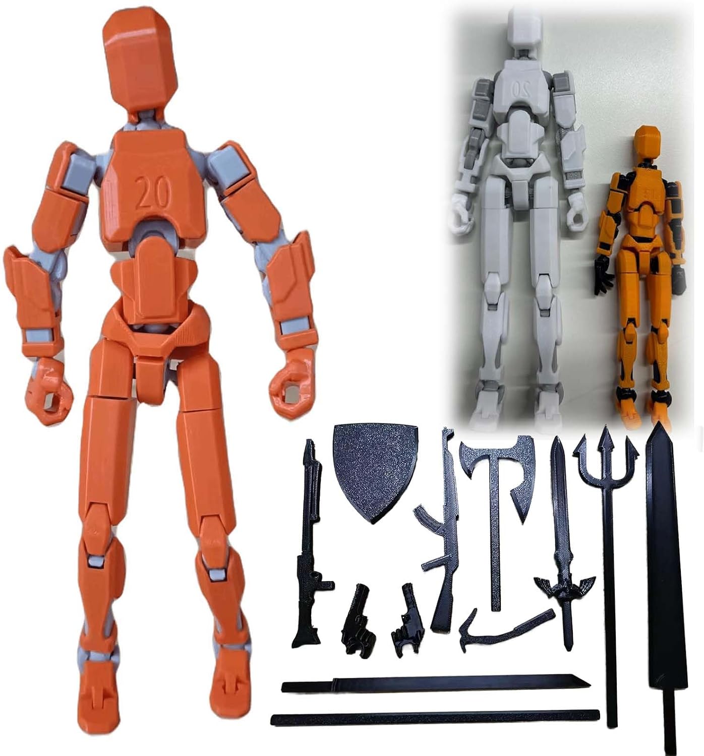 【𝗡𝗲𝘄 𝗟𝗮𝗿𝗴𝗲𝗿,𝗔𝘀𝘀𝗲𝗺𝗯𝗹𝘆 𝗖𝗼𝗺𝗽𝗹𝗲𝘁𝗲𝗱】 Titan 13 Action Figure,Titan 13 Robot ...