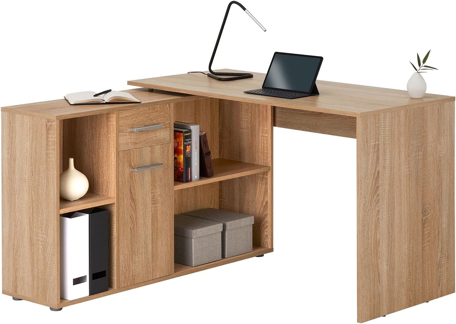 Bureau Avec Rangement Integre