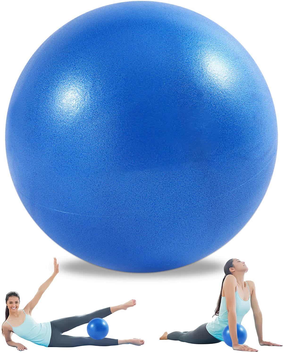 Amazon.com: Qiifaiikooii Small Exercise Ball,9 Inch Pilates Ball,Yoga ...