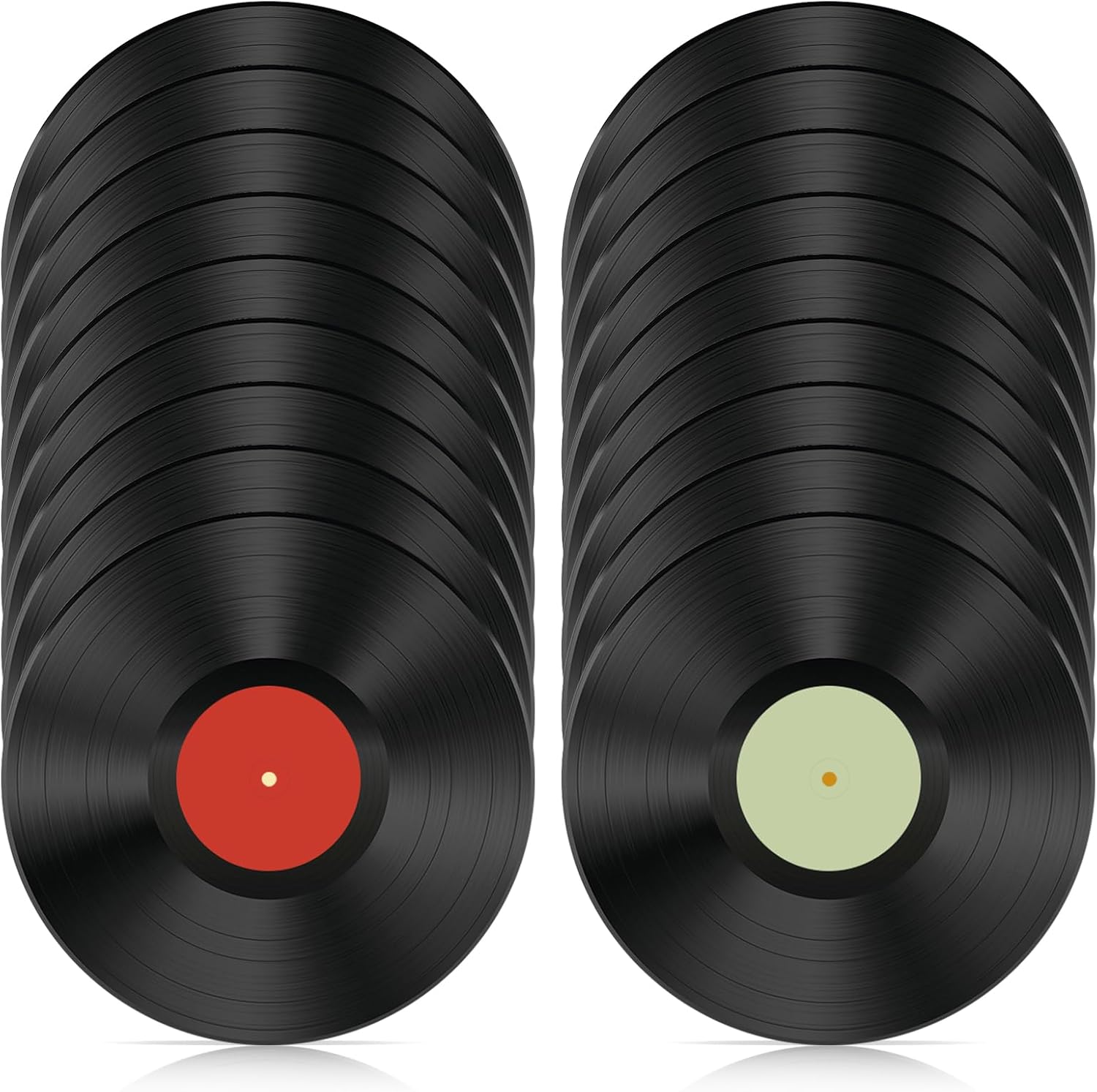 Amazon.com: Leptetek 18 PCS Real Vinyl Records Lot for Crafts ...