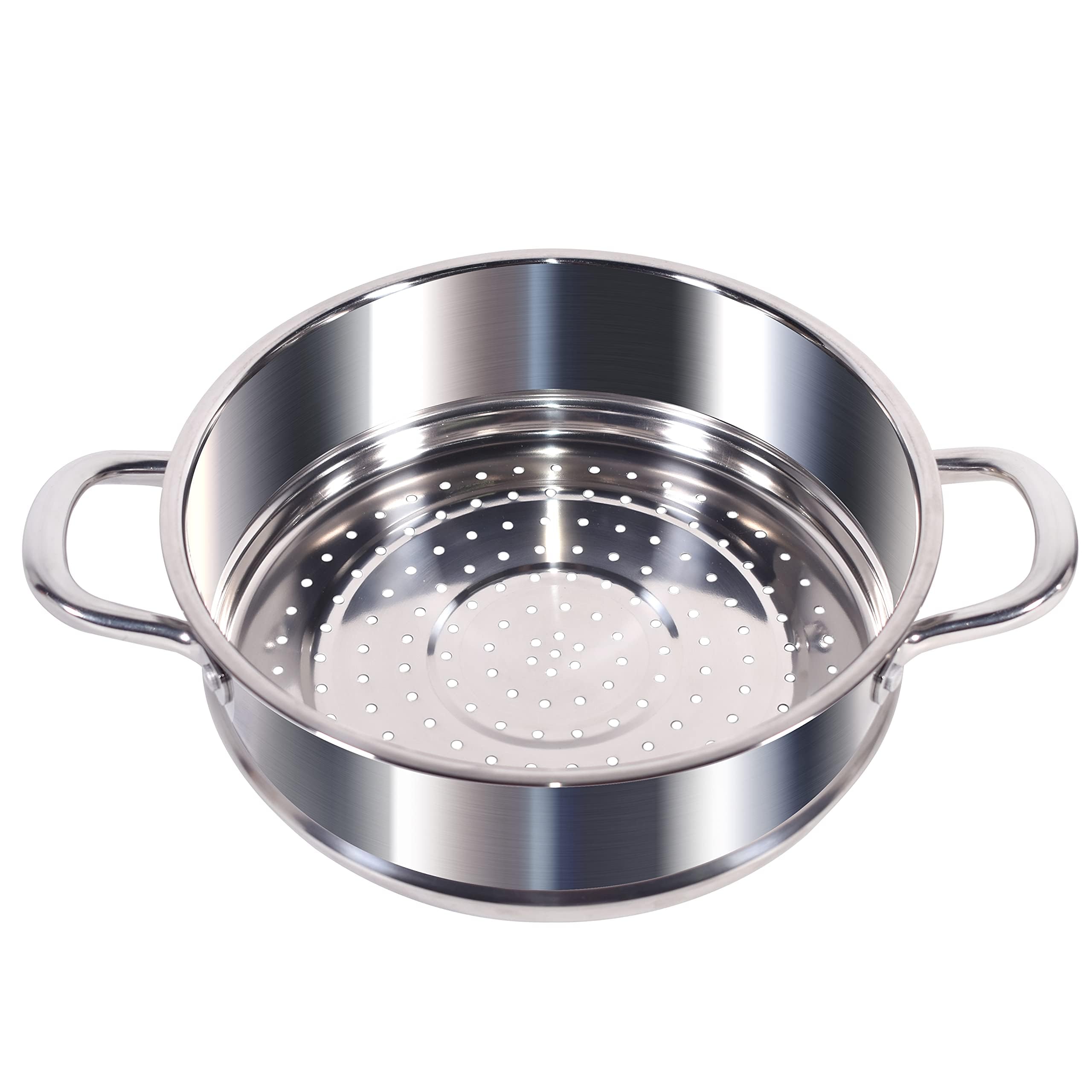 DERUI CREATION Steamer Insert Pans Stainless Steel Stacked Steamer ...