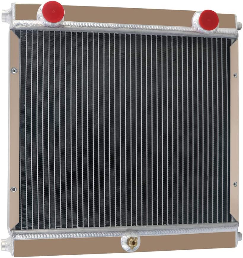 Amazon.com: ALLOYWORKS 3 Row Core All Aluminum Radiator for Double Pass ...