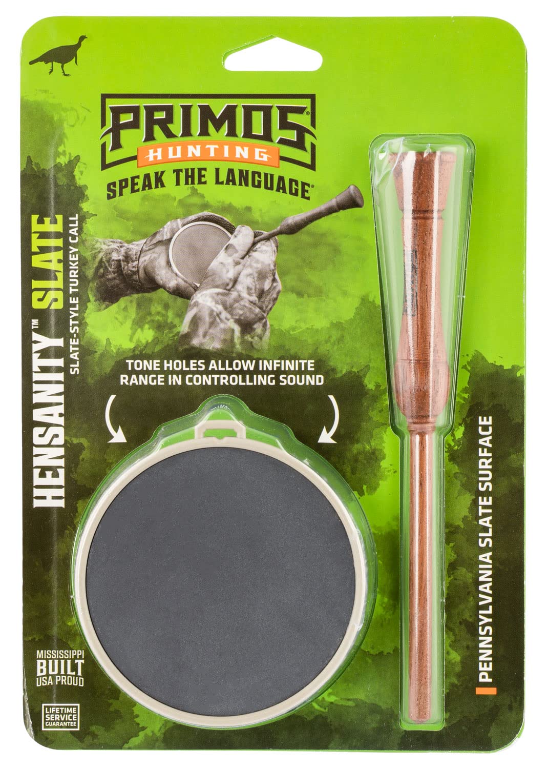 Primos Hensanity Molded Slate Turkey Pot Call, Slate Surface with One ...