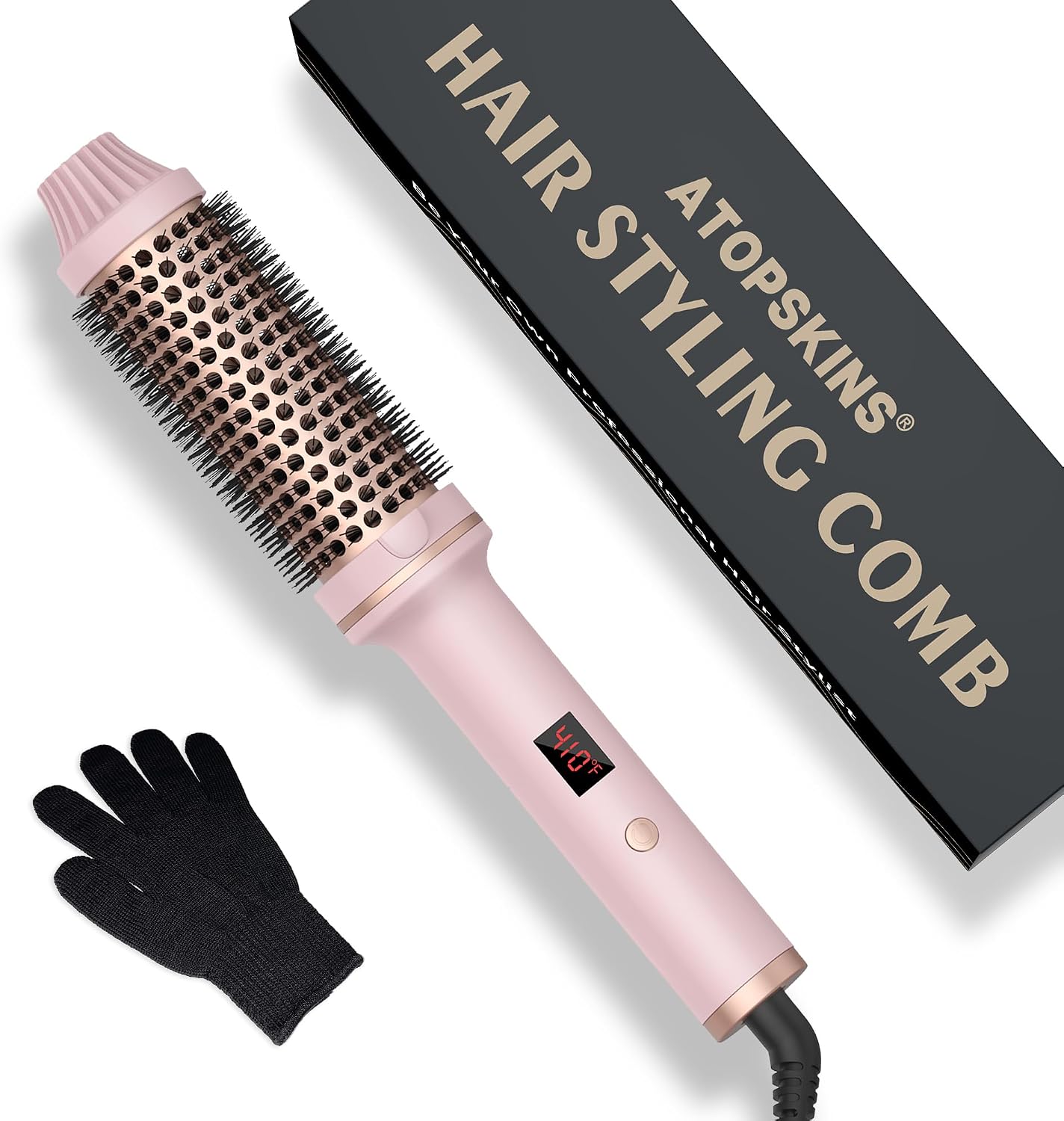 Amazon.com: Thermal Brush,10 Temperatures LCD Display Upgrade to 400°F ...