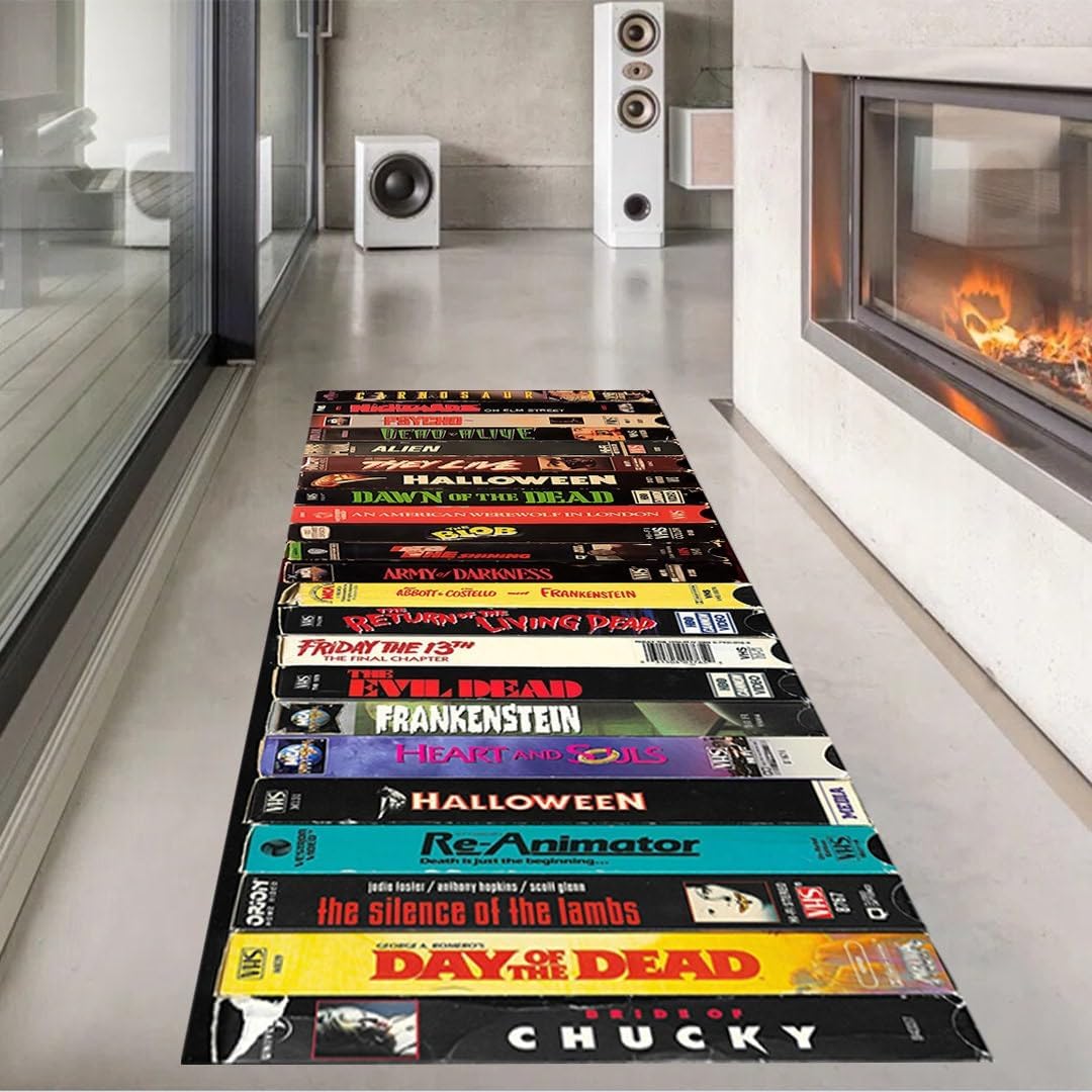 Amazon.com: IGART Horror Figure Rug, Creative Scary Doormat, Polyester ...