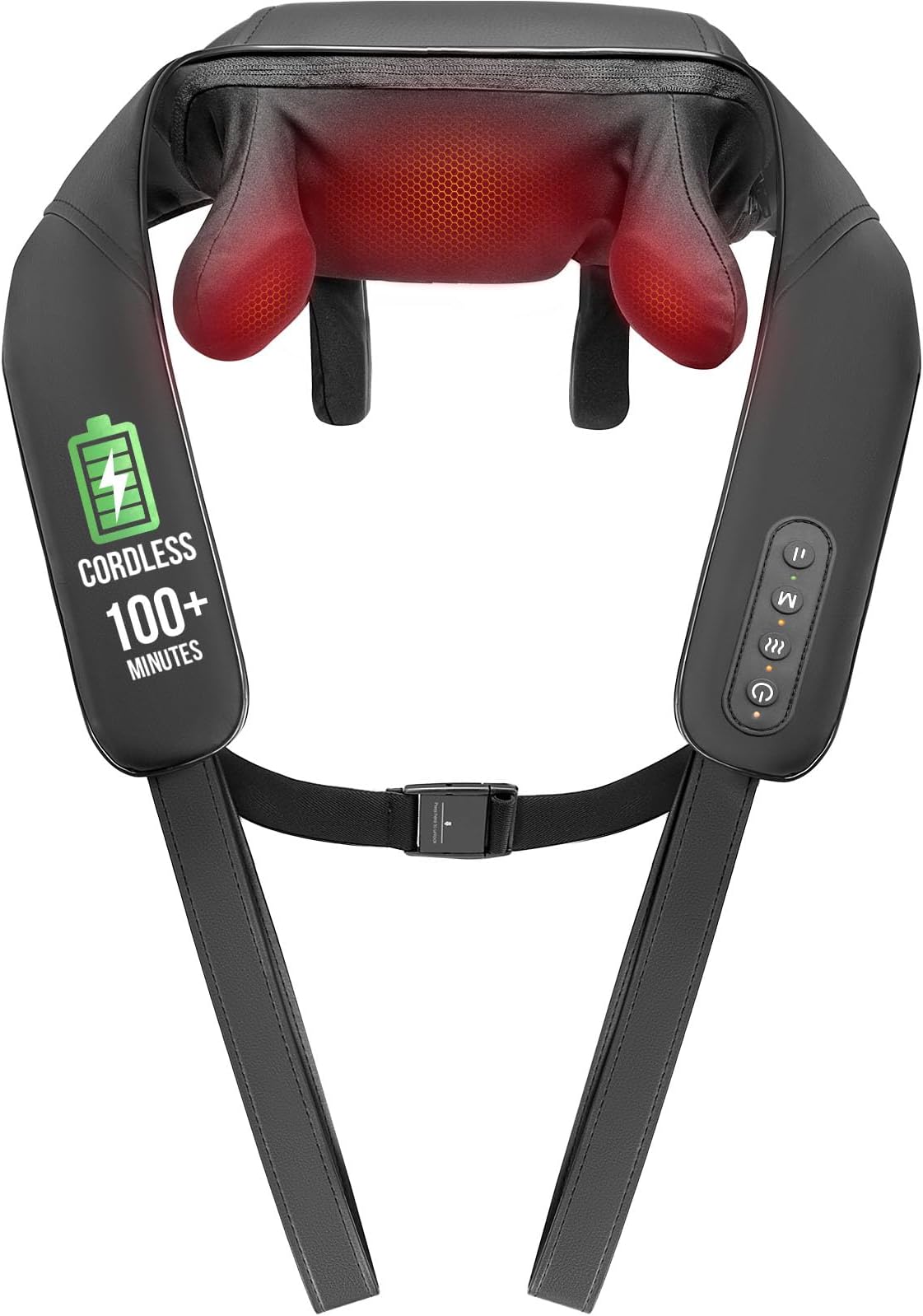 Amazon.com: Heycool Cordless Neck Massager with Heat, 4D Deep Kneading ...