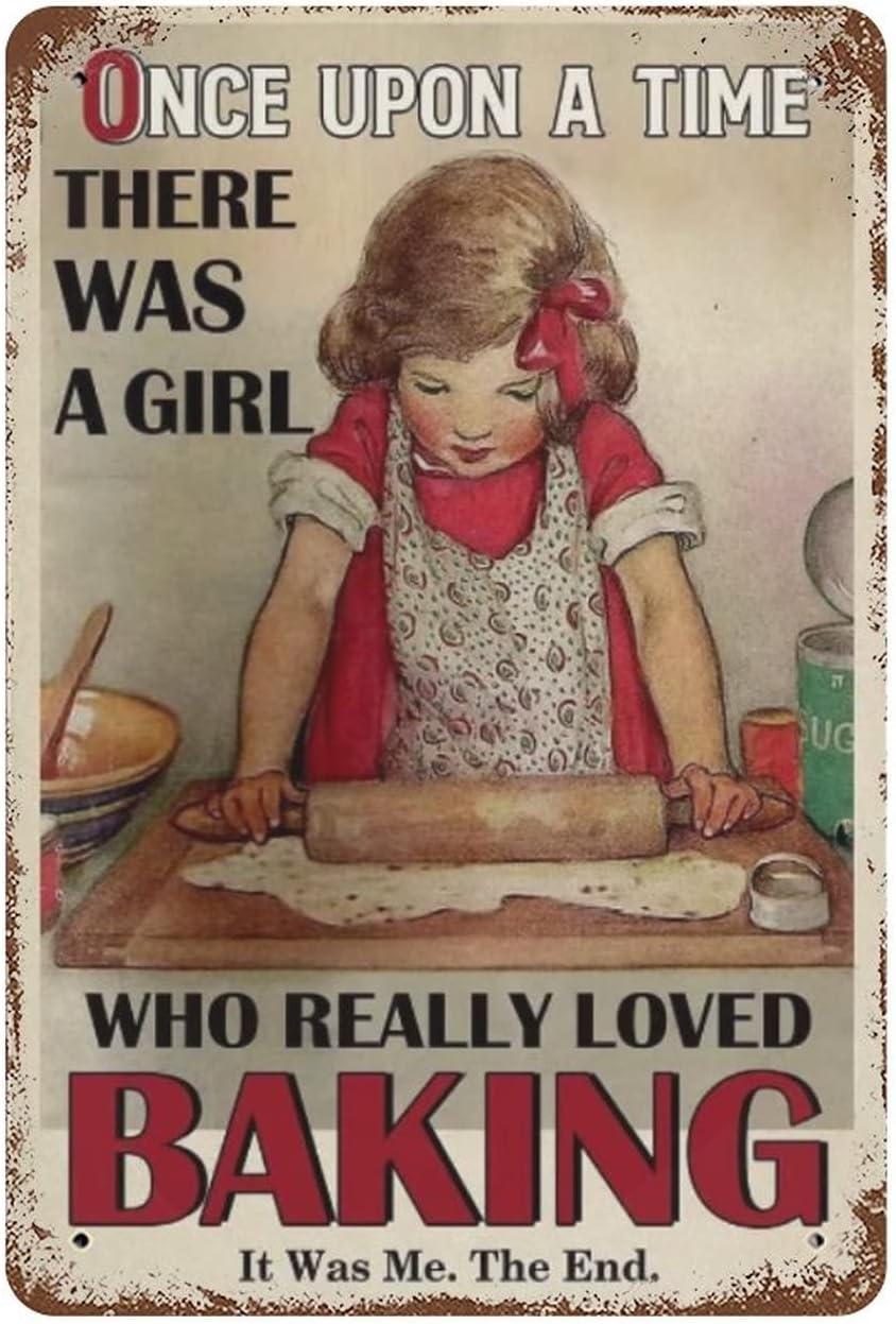 Amazon.com: YZEXEZY Baking Sign for Kitchen-Bake the World a Better ...