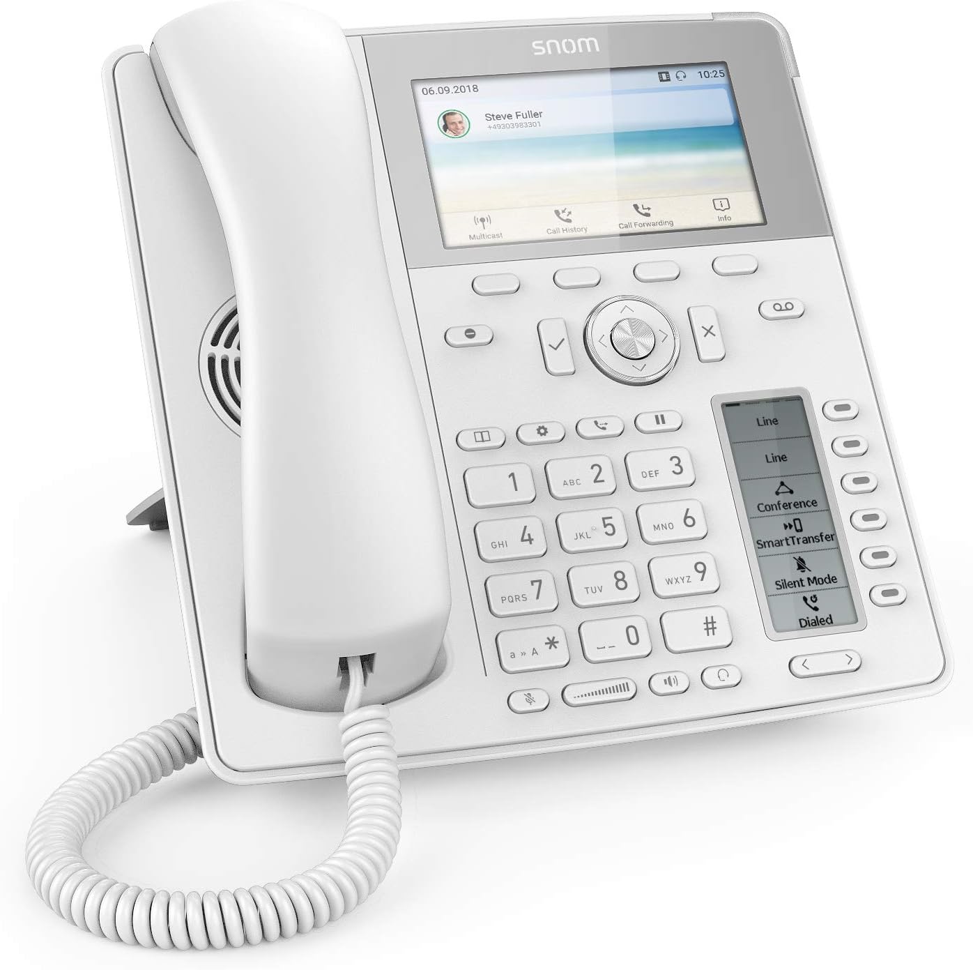 Snom D785 VOIP Tischtelefon Prof. (SIP) Gigabit White: Amazon.co.uk ...