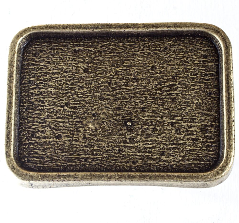Amazon.com: HHH Designs Vintage Brass Belt Buckle Base – Rectangle with ...