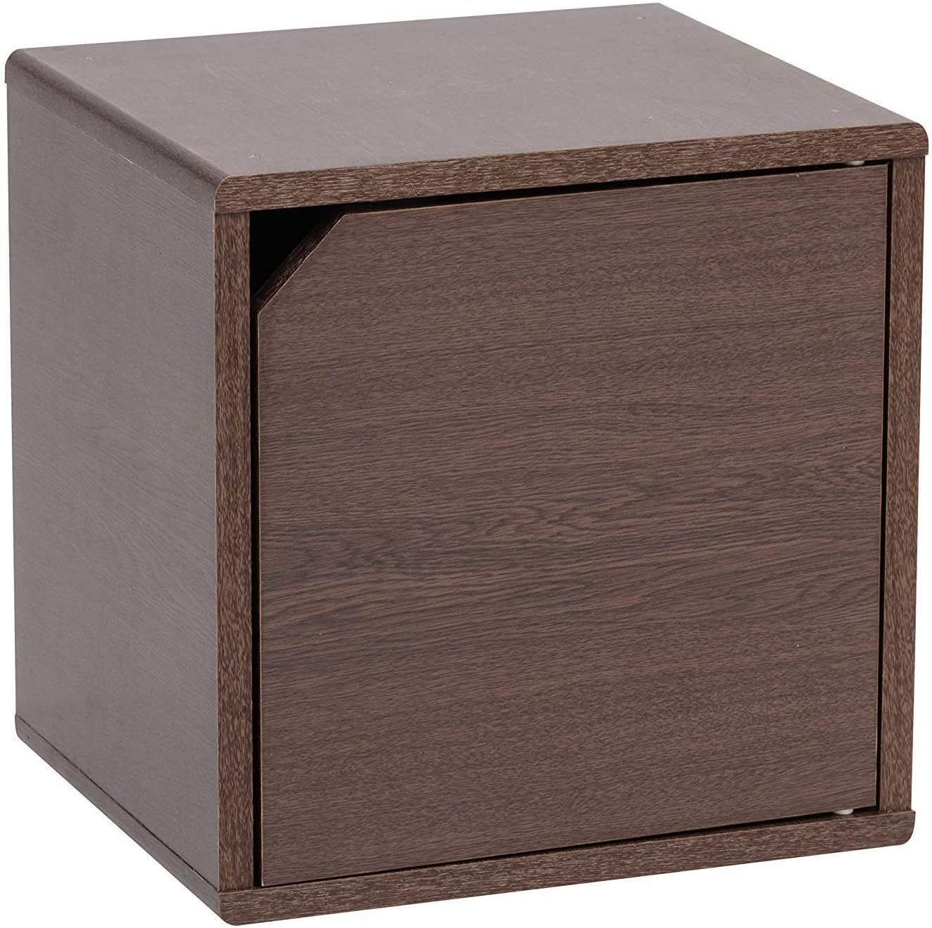 IKEA Kallax Expedit Einsatz mit Tür in Weiß (33 x 33 cm), holz, weiß ...