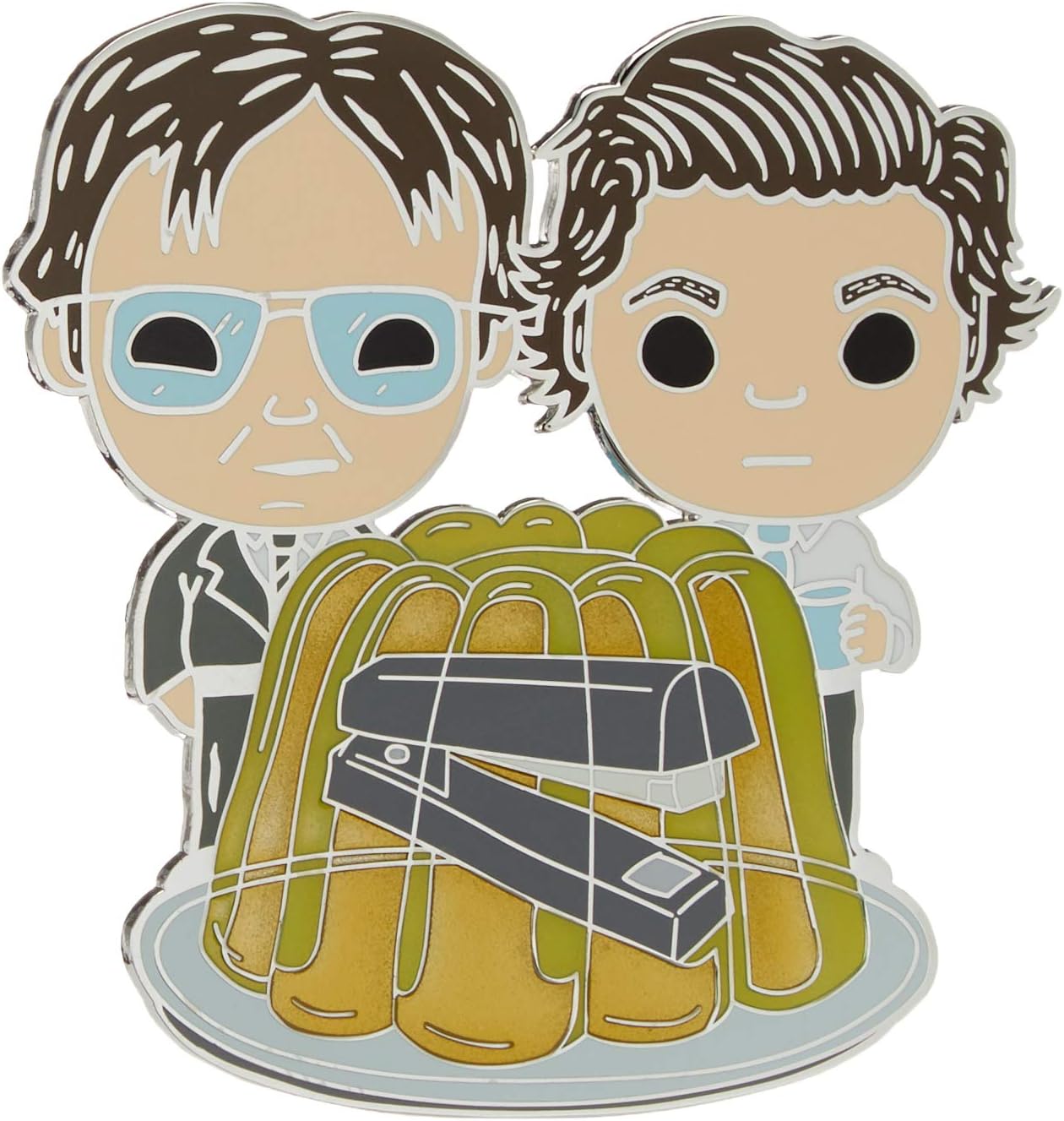 Funko Loungefly: The Office - Dwight and Jim, Stapler in Jello Prank ...