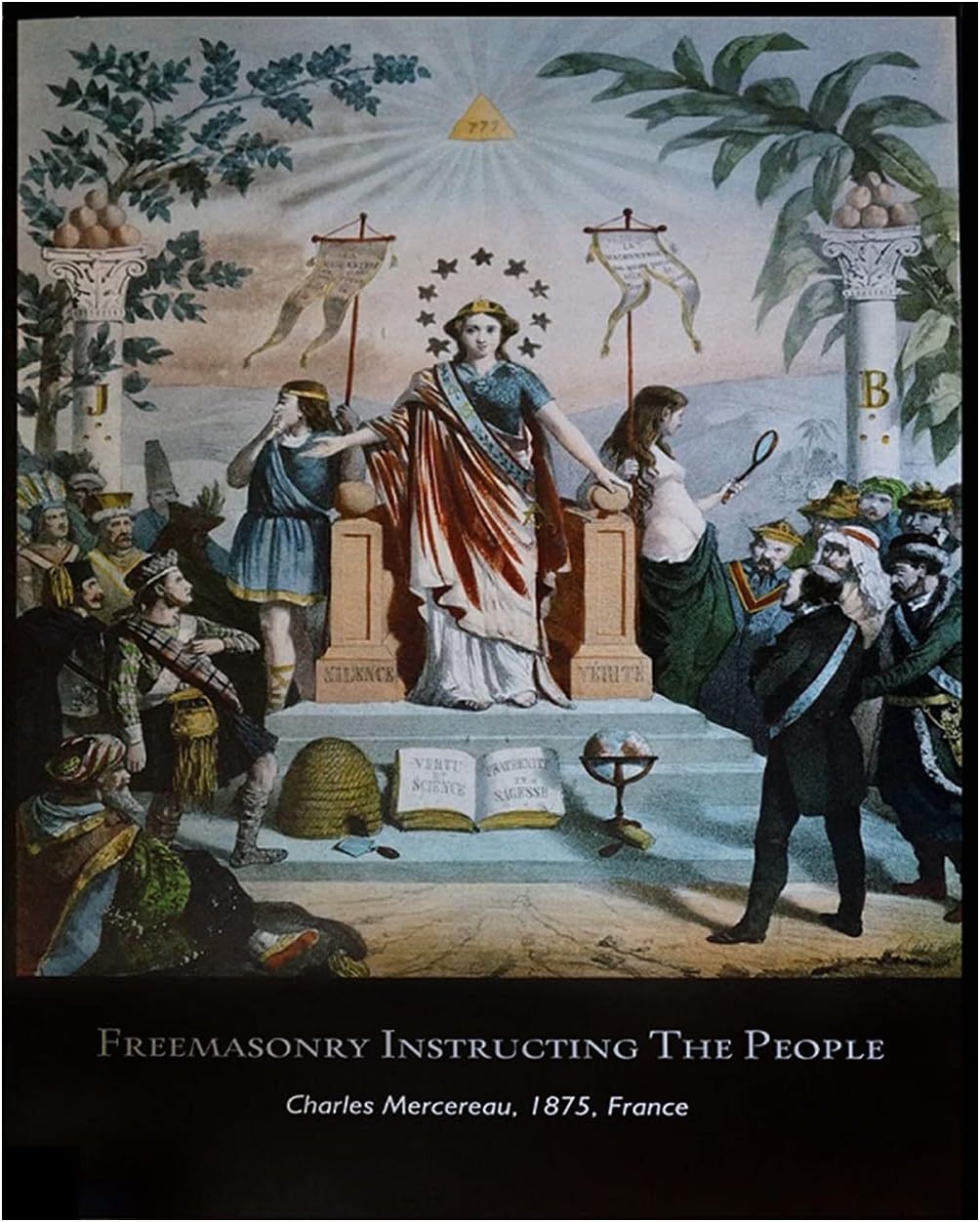 Amazon.com: Freemasonry Instructing The People Masonic Poster - [18'' x ...