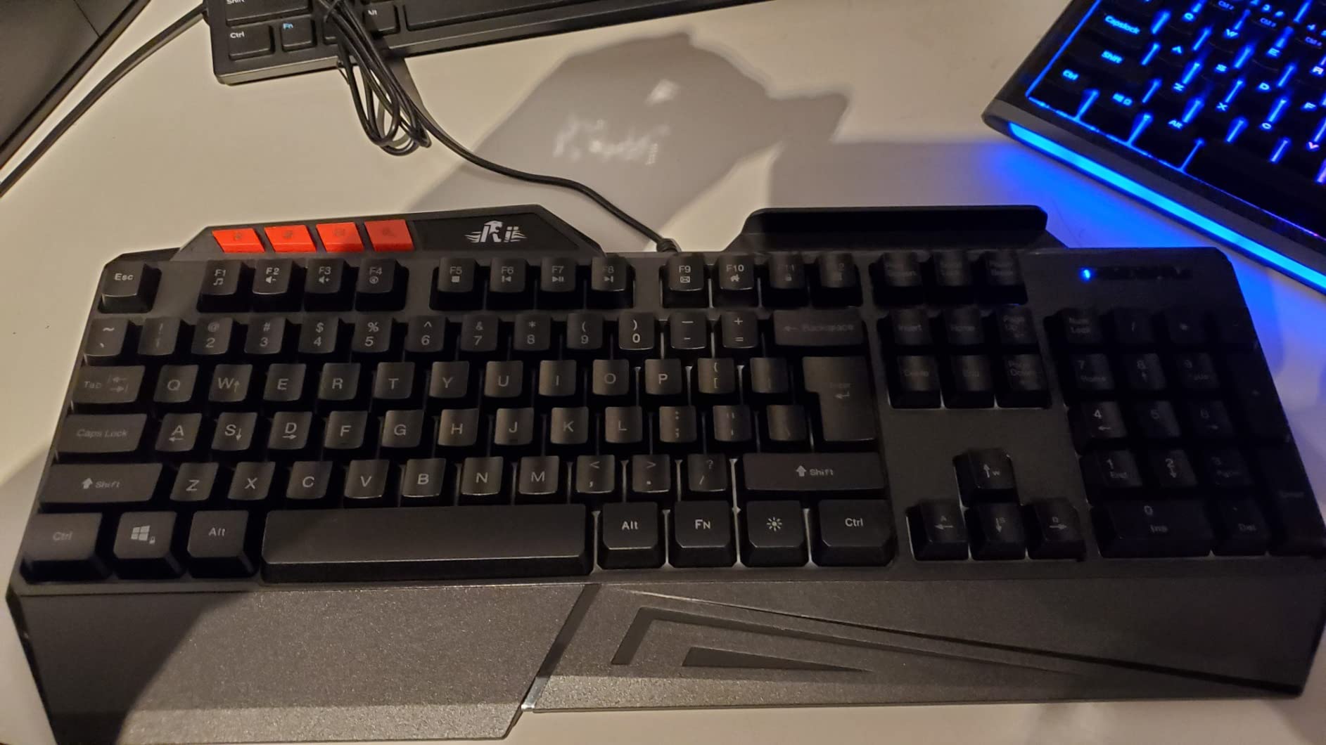 $1/mo - Finance Rii RK202 RGB Gaming Keyboard Multiple Color Rainbow ...