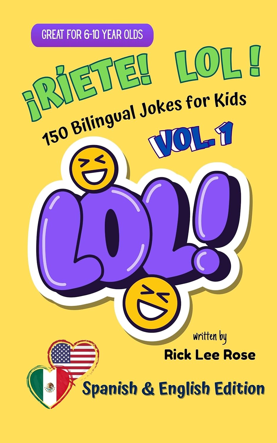 Amazon.com: ¡Ríete! LOL!: 150 Bilingual Jokes for Kids, Vol. 1 (Spanish ...