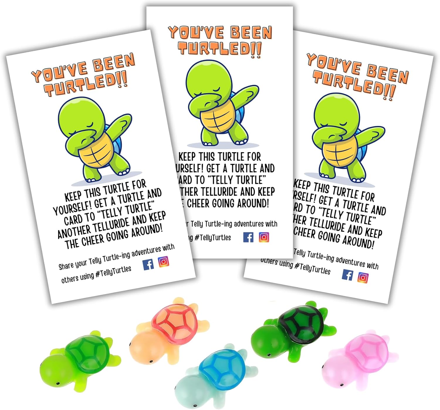Amazon.com: Lashicorn Telly Telly Telluride Turtles & Tags for Cars ...