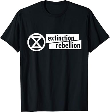 Extinction Rebellion Logo T-Shirt: Amazon.co.uk: Clothing