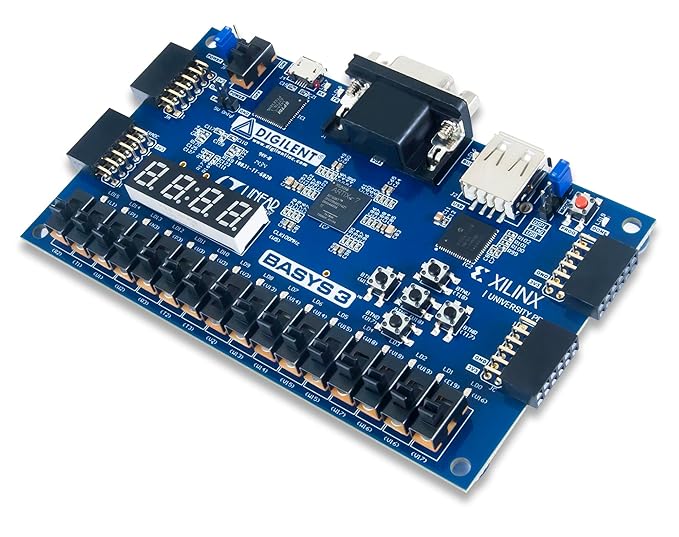 Digilent Basys3 Xilinx Artix-7 FPGA Board : Amazon.in: Industrial & Scientific