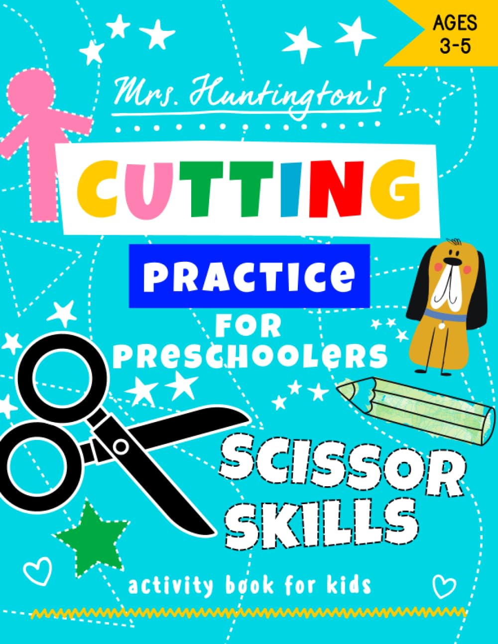 Amazon.com: Cutting Practice for Preschoolers: Scissor Skills Activity ...