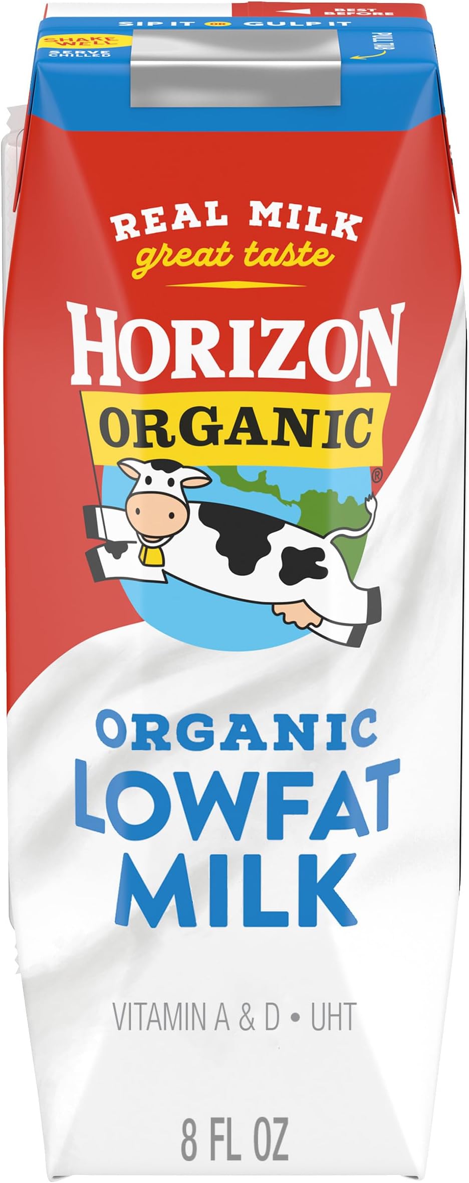 Amazon.com: Prairie Farms 1% Percent Milk, Shelf Stable Low Fat Milk ...