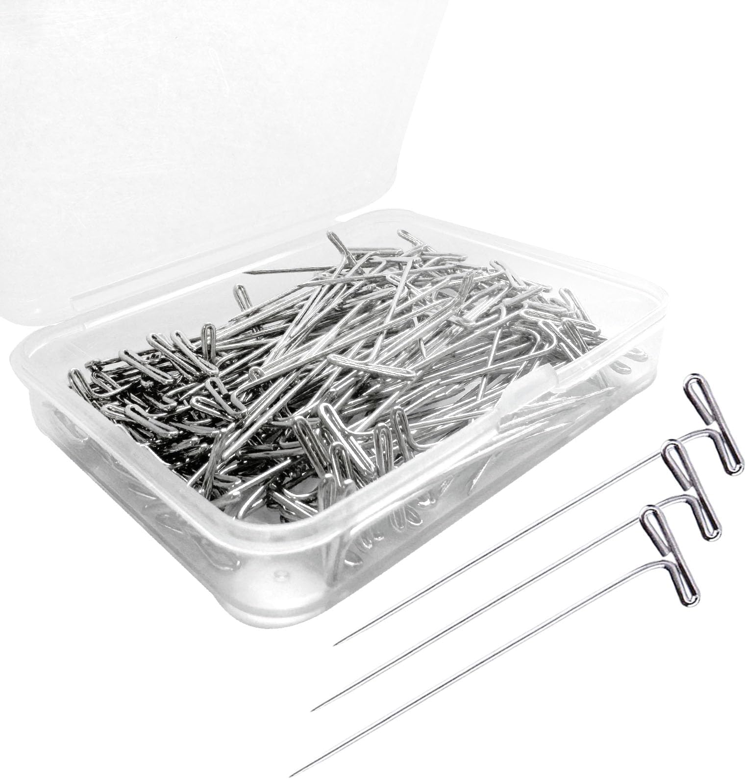 Amazon.com: T-Pins 100 Pack - 1.5 inch Multi-Use T-Pins for Knitting ...