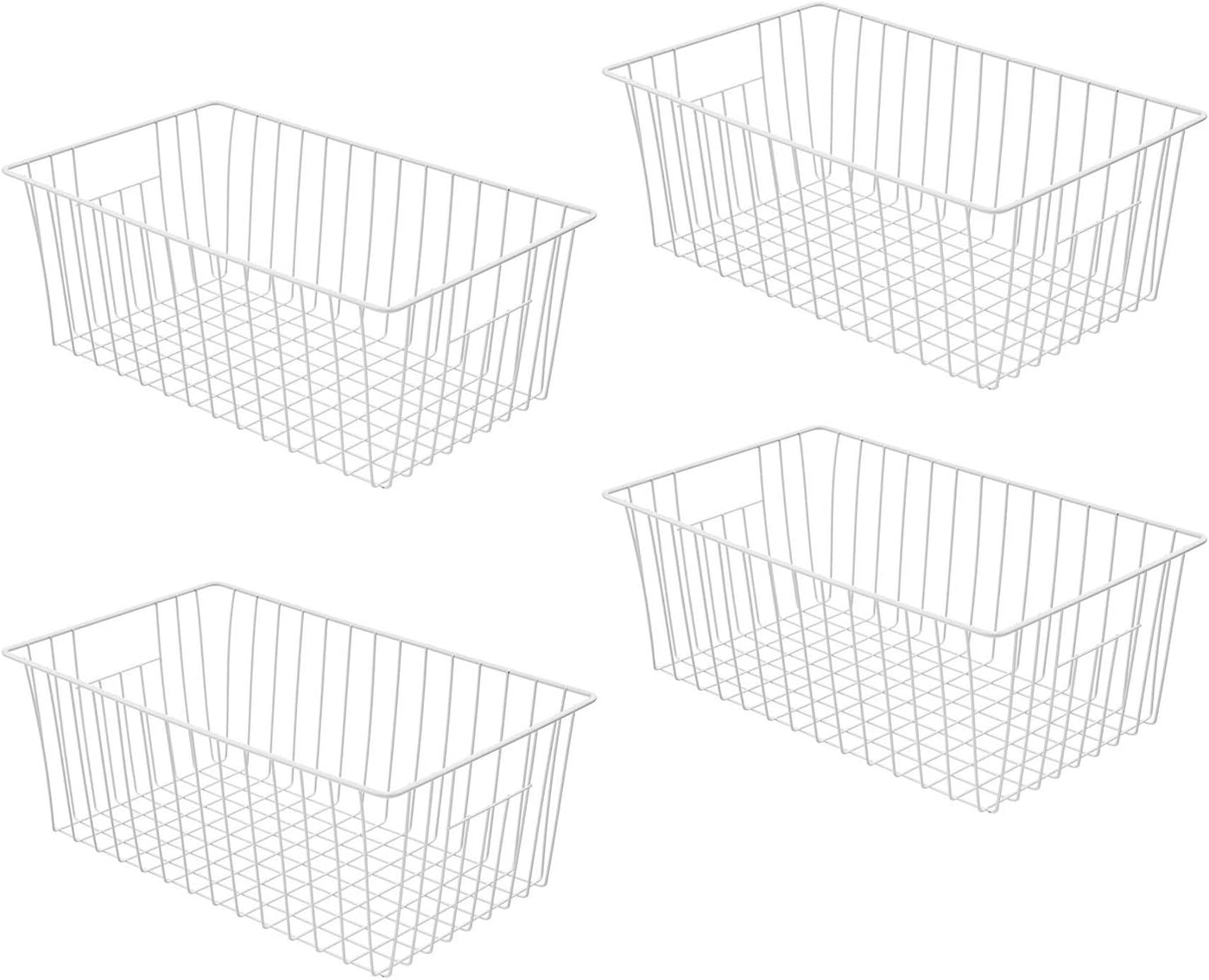 Amazon.com - 16" L x 12" W Wider Freezer Storage Organizer Baskets ...
