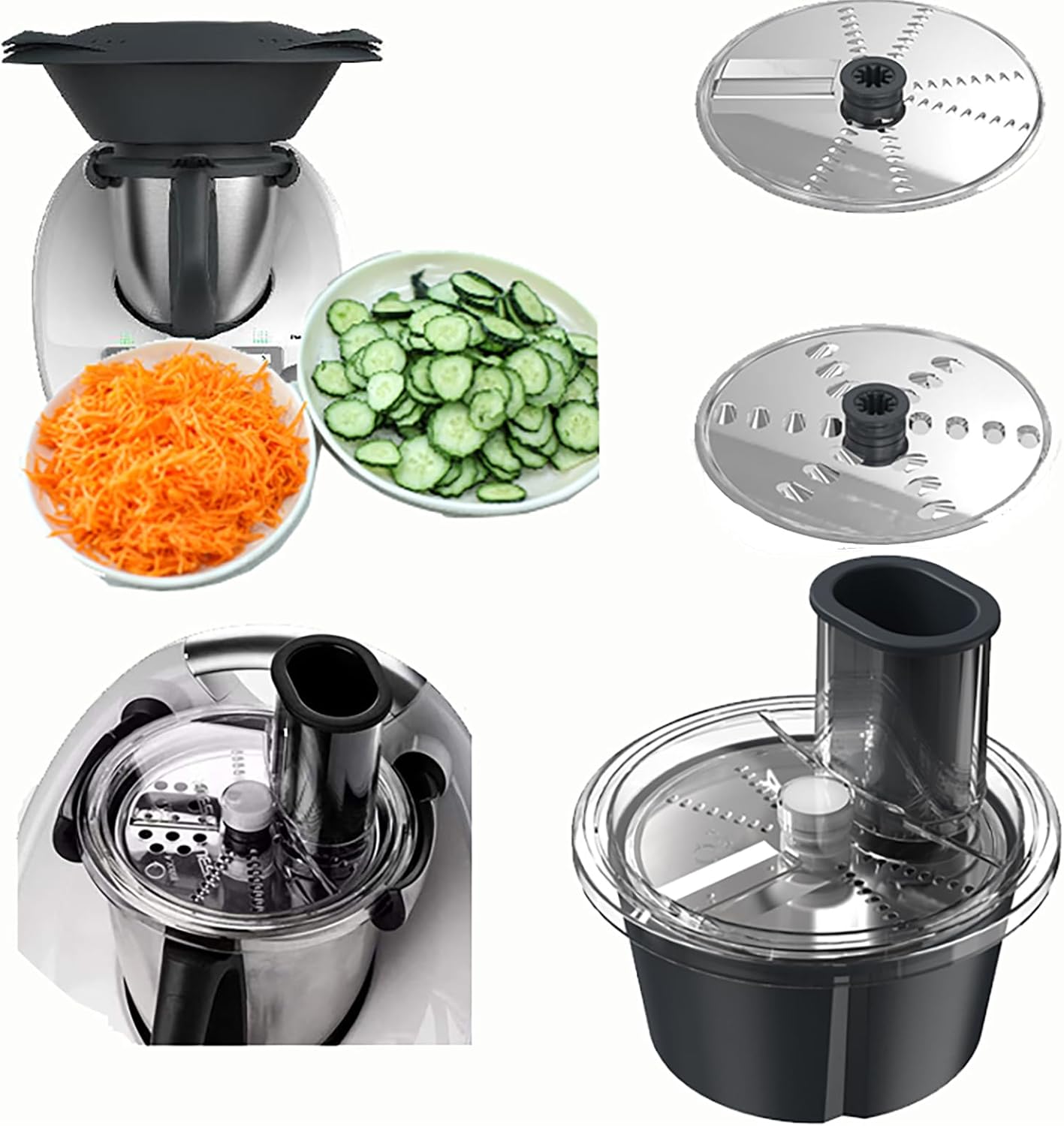Amazon.com: Generic domiyomi Thermomixer Vegetable Cutter Blender ...