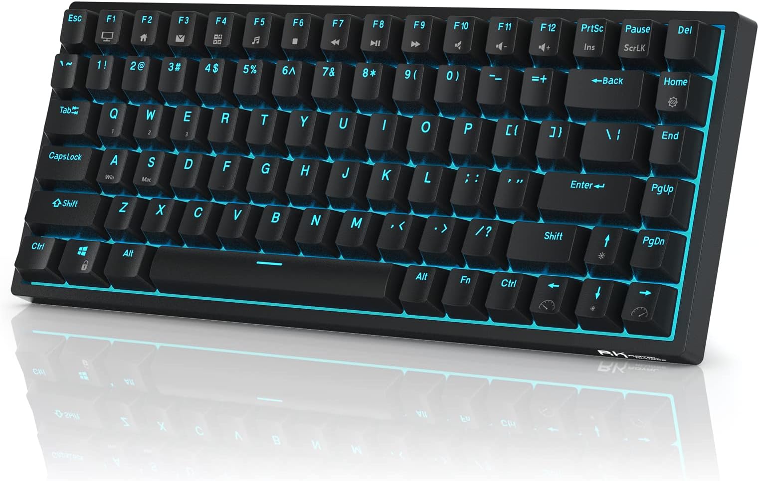 RK ROYAL KLUDGE RK61 Wireless Mechanical Keyboard, Hot Swappable ...
