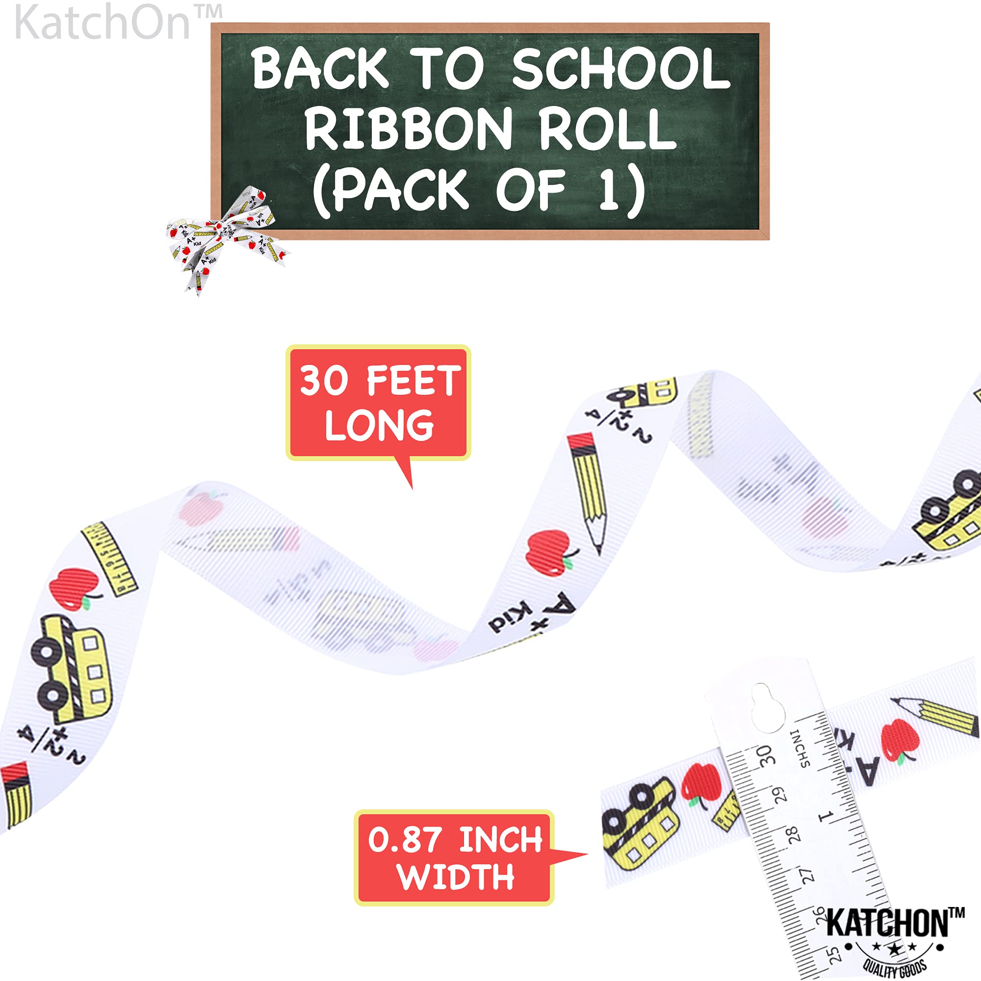Snapklik.com : Back To School Ribbon For Crafts - 10 Yard Back To ...
