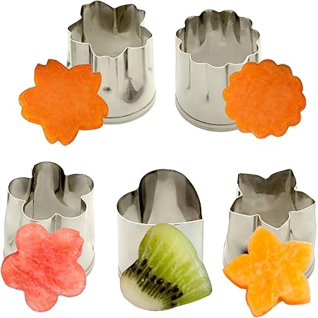 Amazon.com: StarPack Home Vegetable Cutter Shapes Set (5 Piece) - Mini ...