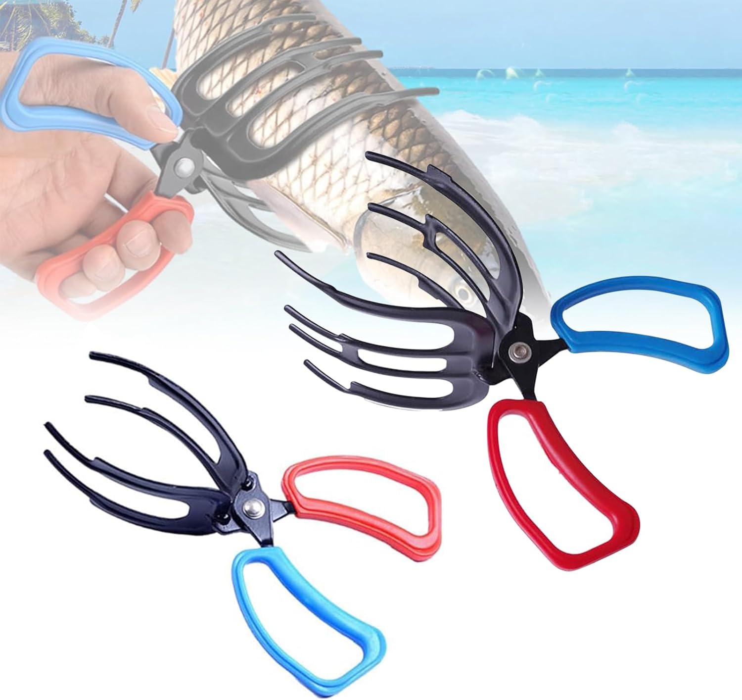 Amazon.com: Fishing Pliers Gripper, 2024 Upgraded Metal 2/3 Claw Fish ...