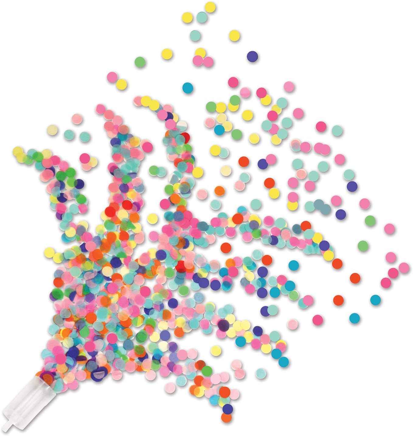 Amazon.com: Beistle Multi-Color Push Up Confetti Poppers : Home & Kitchen