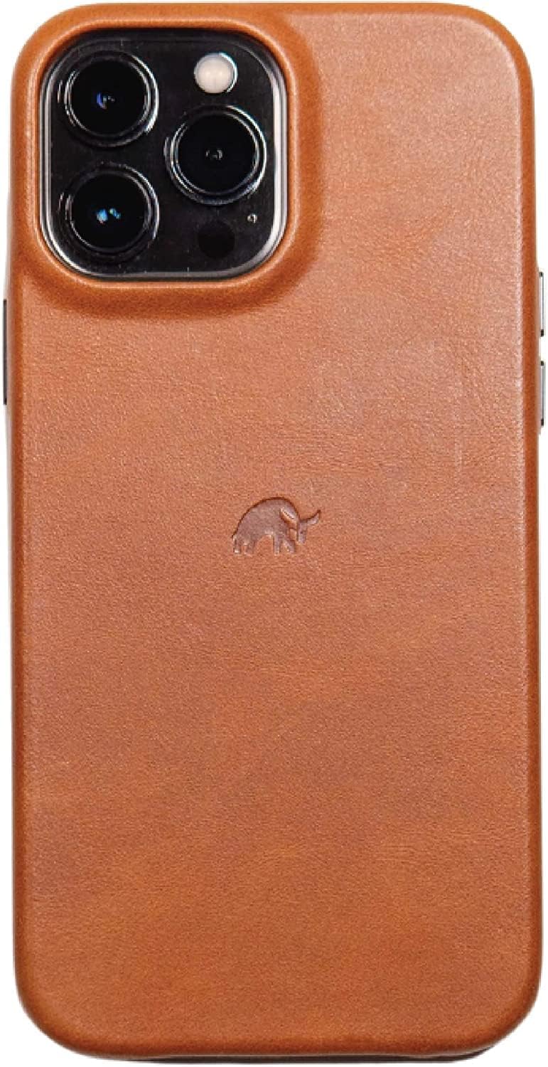Amazon.com: Bullstrap Premium Handcrafted Leather Case for iPhone 13 ...
