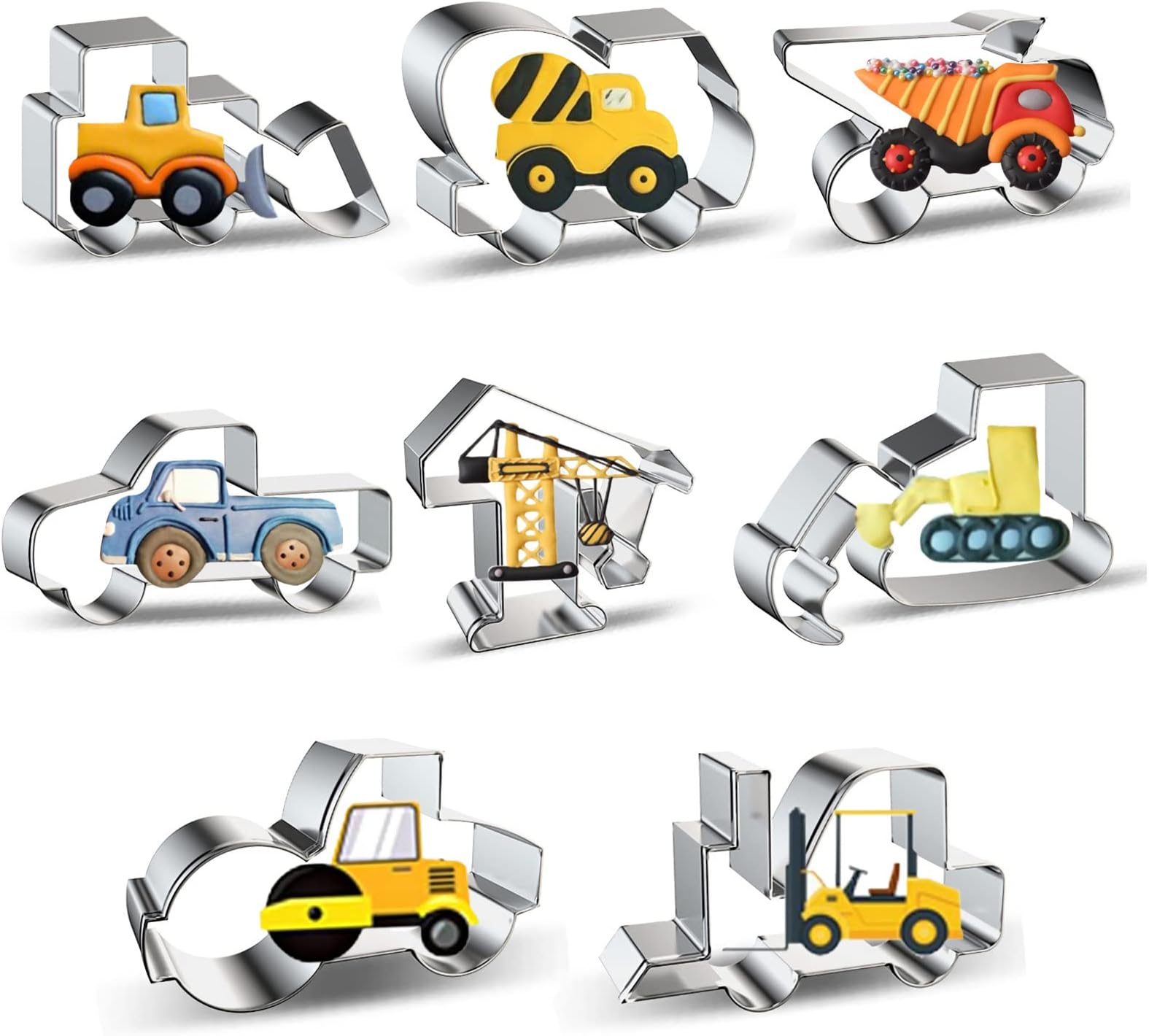 Amazon.com: 6 Pieces Truck Cookie Cutters Truck Party Favors Vintage ...