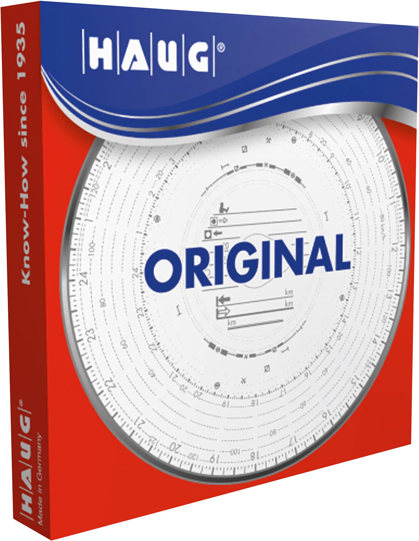 Pocket Chart Teaching Supplies HAUG 125 Km/h Tachograph Charts – 100 ...