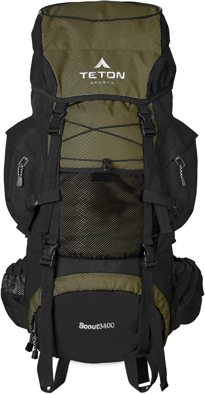 Amazon.com : TETON SPORTS Internal Frame, Hunter Green, 55L : Camping ...