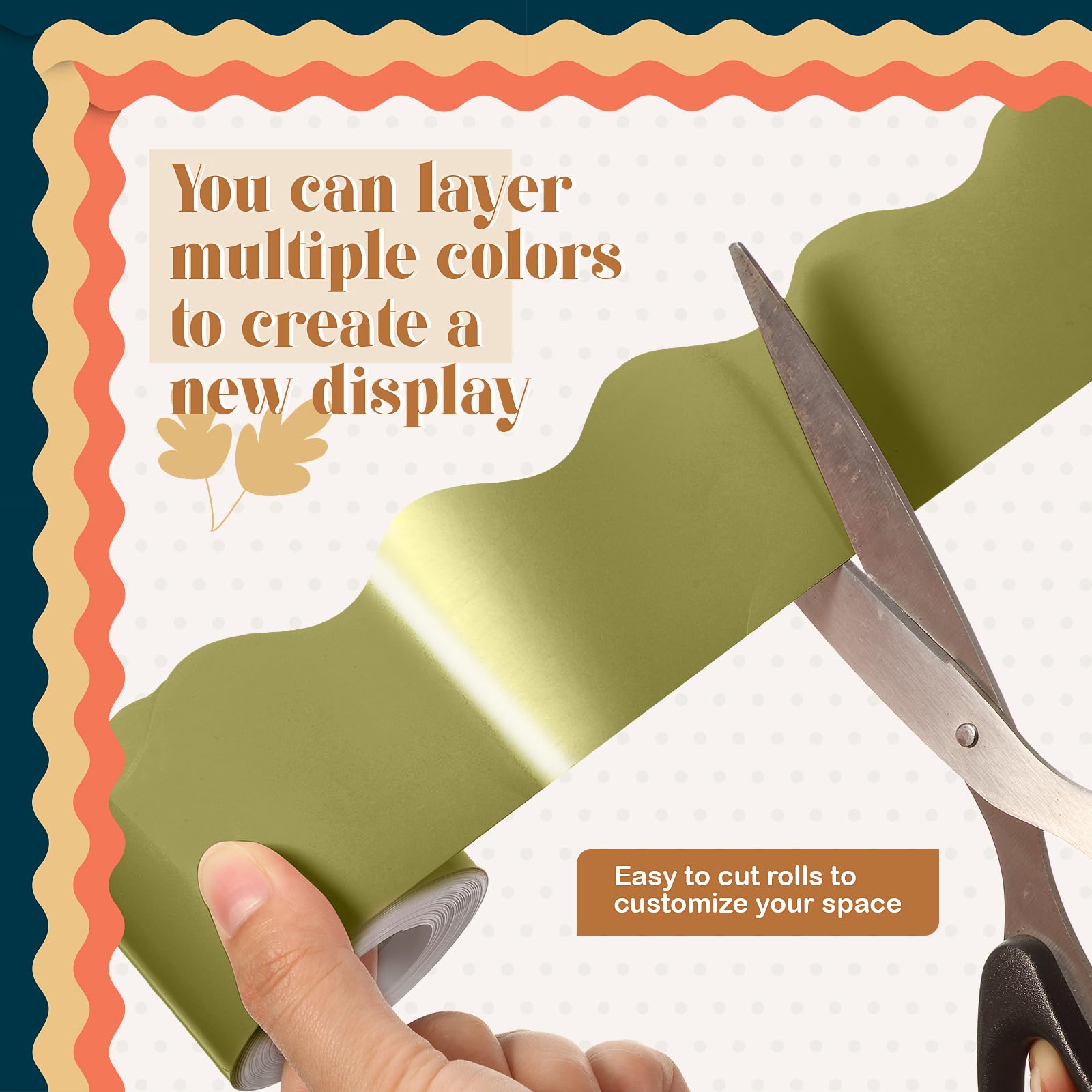 Snapklik.com : TaoBary 6 Rolls Colorful Bulletin Board Decorations ...