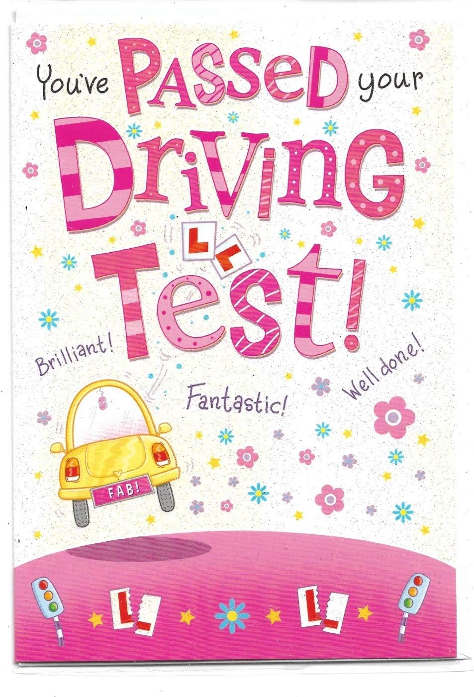 You've Passed Your Driving Test - Pink Congratulations Card : Amazon.co ...