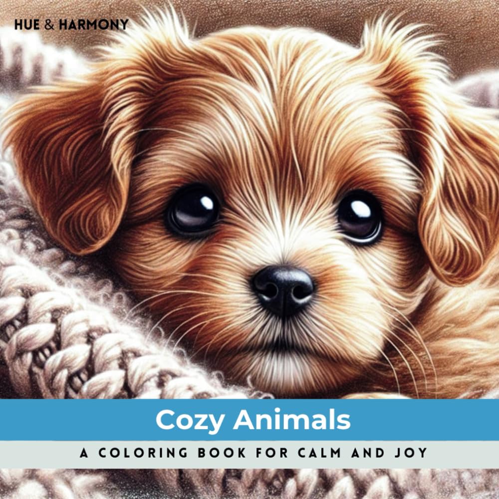 Amazon.com: Cozy Animals Coloring Book: A coloring book for calm and ...
